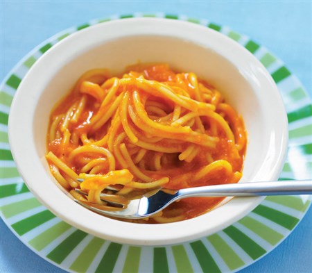 Kids Cheesy Veggie Spaghetti - A Hand Prepared Kids Meal COOK